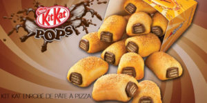 La glace Kit Kat et thé vert